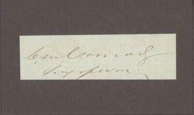 CHARLES MAGILL CONRAD (1804-1874) autograph cut | US Secretary of War ...