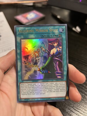 YuGiOh Alluring Mirror Split Ultra Rare 1st Edition LED4-EN003 NM ...