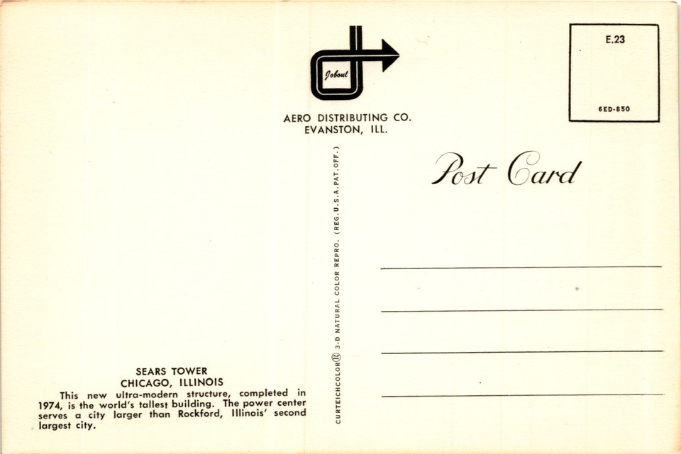 Sears Tower, Chicago, Illinois, night, lights, skyline, architecture, t ...