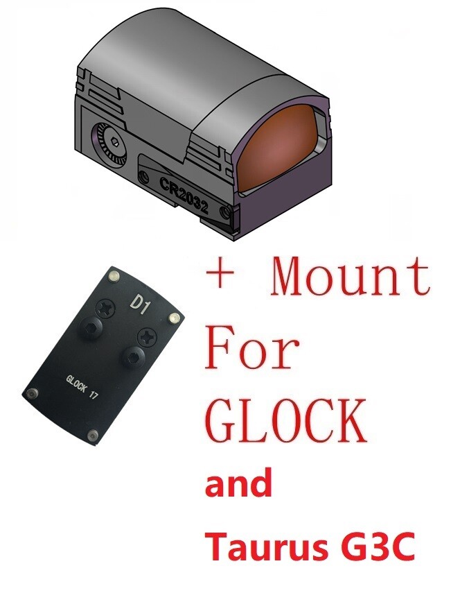 ADE RD3-028 Red Dot+optic Mounting plate for ALL GLOCK and TAURUS GX4 ...