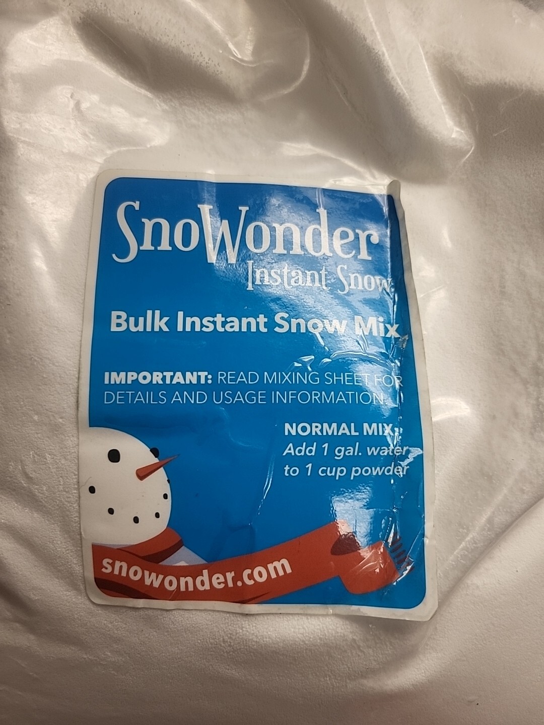 10 Lbs BULK FAKE SNOW powder Outdoor Indoor Makes 120 Gallons of ...