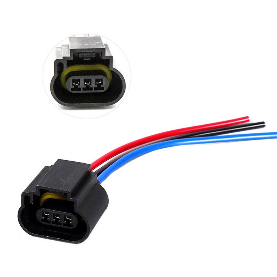 Wire Pigtail Female P 9008 H13 Two Harness Head Light Bulb Socket ...