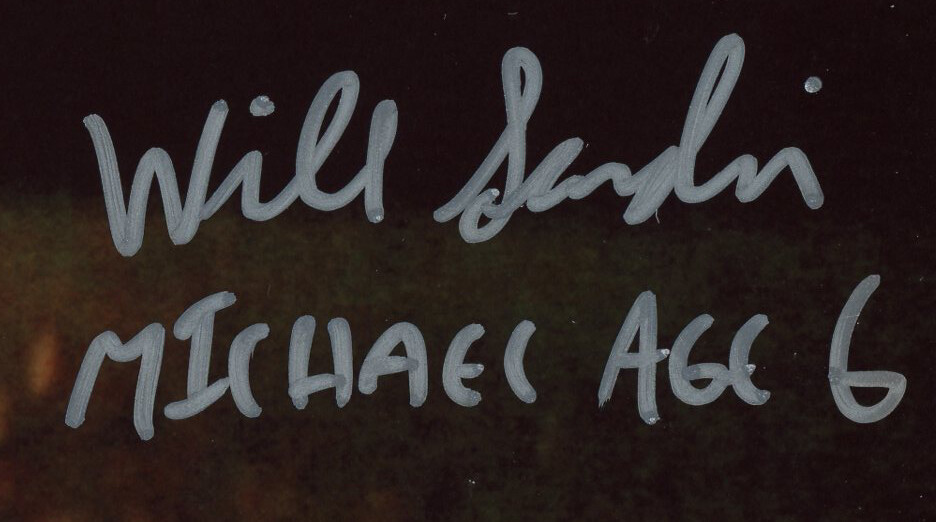 Will Sandin Signed Halloween Unframed 8x10 Photo - "Michael Age 6 ...