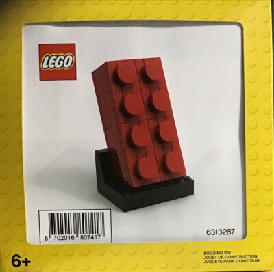 Lego VIP Buildable 2x4 Red Brick Set 6313287 New Damaged box | eBay