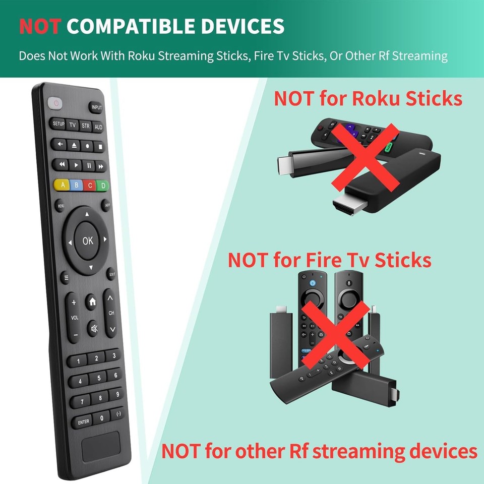 All-in-One Remote Control - Works with 1000+ TV/AV Devices | eBay