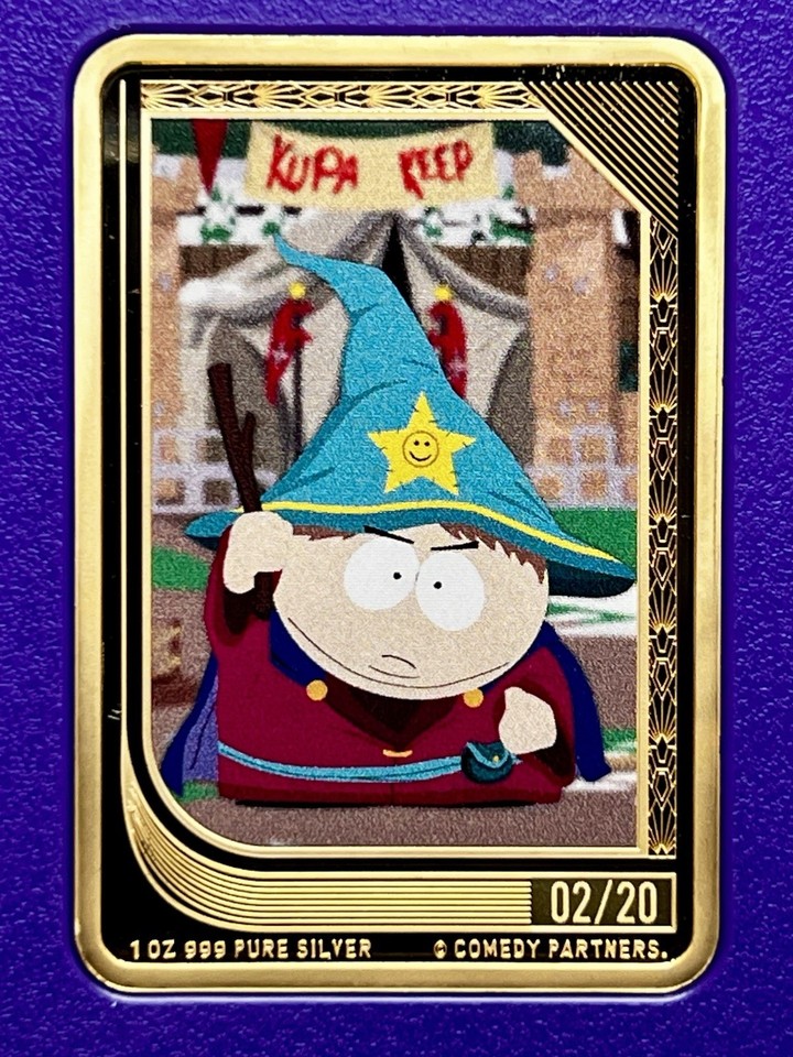 2025 Agoro South Park Trading Coins THE GRAND WIZARD CARTMAN Amethyst ...