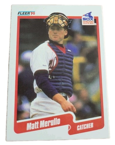 1990 Fleer #542 Matt Merullo Chicago White Sox MLB Baseball Card (D0 | eBay