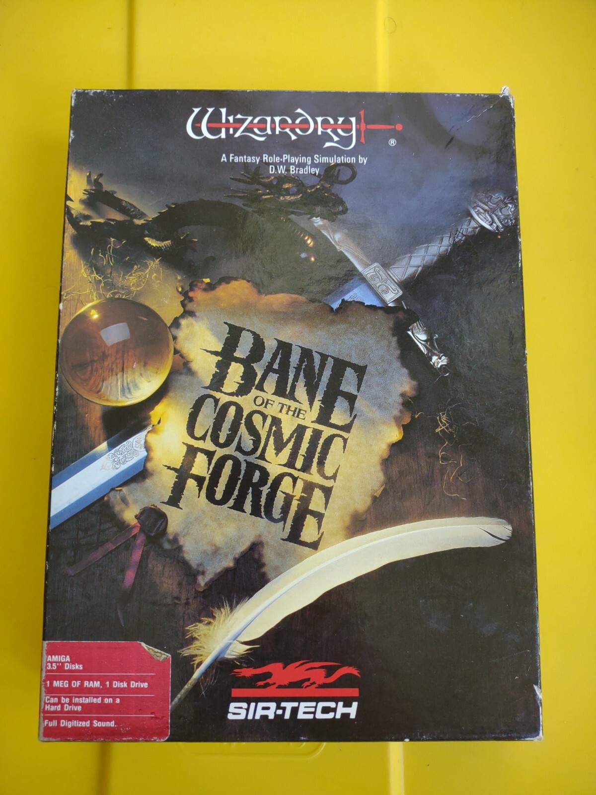 Vintage RARE Wizardry: Bane Of The Cosmic Forge Amiga/ Disk Game w ...