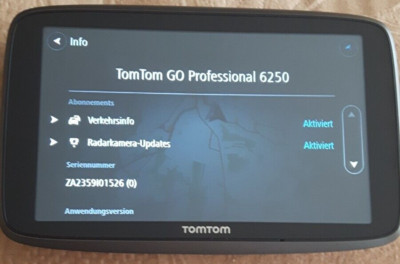 LKW Bus Navi TomTom GO Professional 6250 Europa free lifetime Traffic ...