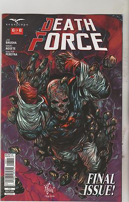 ZENESCOPE COMICS DEATH FORCE #6 NOVEMBER 2016 VARIANT D 1ST PRINT NM ...