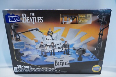 THE BEATLES MEGA Block Set Ed Sullivan Show BRAND NEW FACTORY SEALED ...