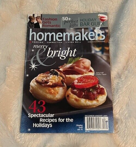 Homemakers Magazine Dec Jan 2009 Holiday Recipes Bar Guide Vol 43 No 9 ...