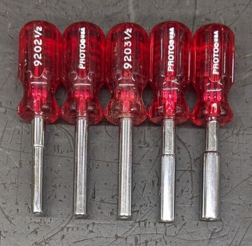 PROTO Vintage 9200M Midget Hex Nut 5 Pcs Driver Set # 2427 USA NOS | eBay