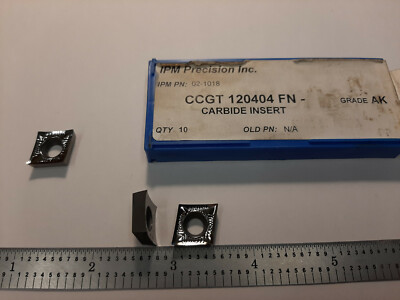 IPM PRECISION INC. CCGT 120404 FN - AK CARBIDE INSERTS, 3 PCS | eBay