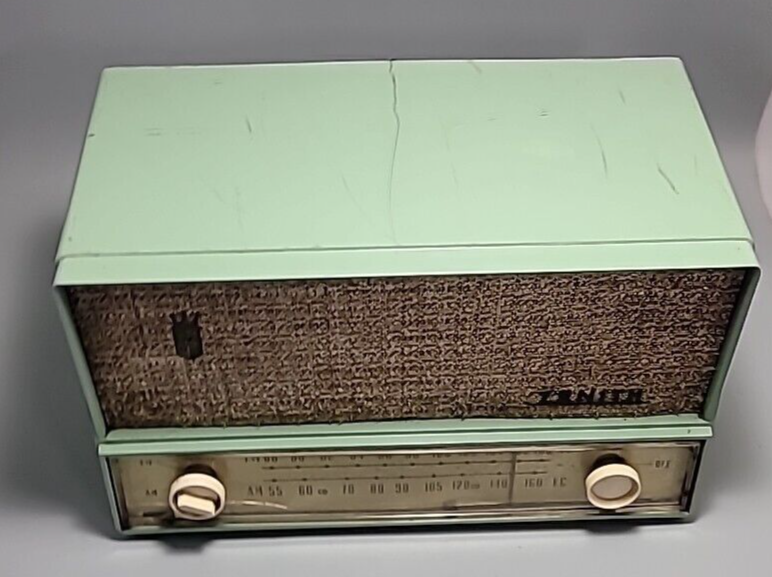 ZENITH VINTAGE RADIO S-41786 AM/FM TUBE RADIO *1950'S | eBay