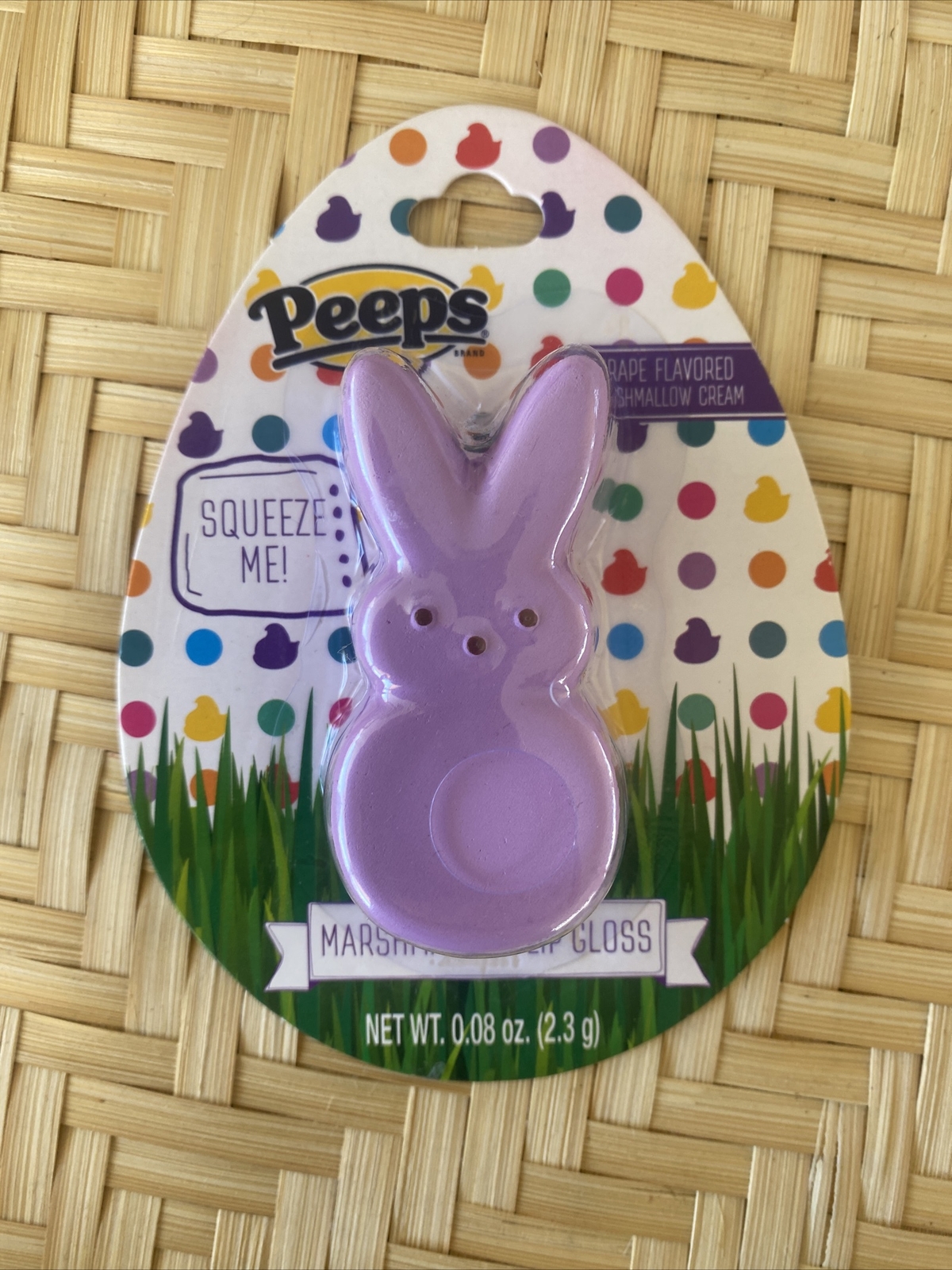 Peeps Purple Bunny Grape Flavored Marshmallow Lip Gloss Cream for sale ...