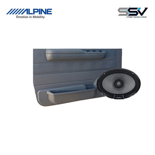 Alpine 6x9" with front door pods to suit 79 Series Landcruiser (R2 ...