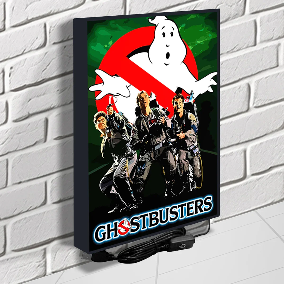Ghostbuster Frozen Empire Movie Poster Led Light Box Ghostbusters 3d ...