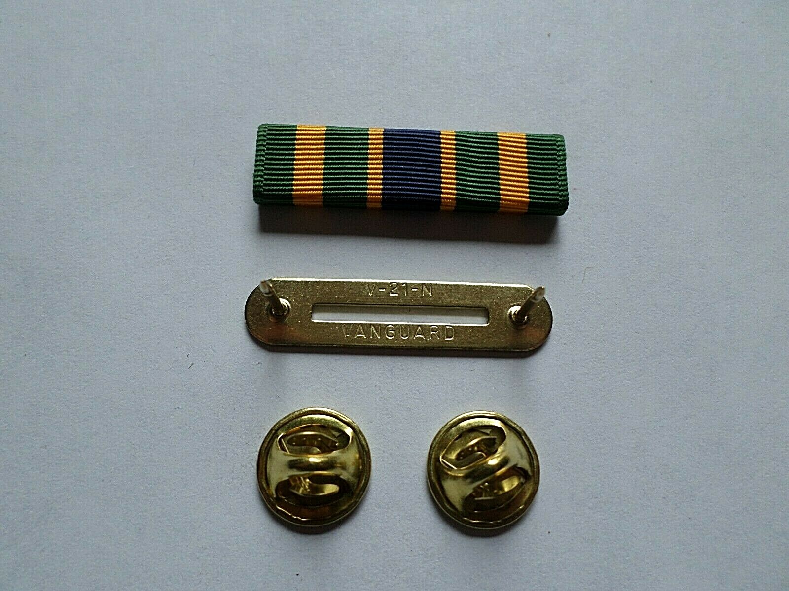 ARMY NCOPD RIBBON WITH BRASS RIBBON HOLDER US MILITARY ISSUE VETERAN | eBay