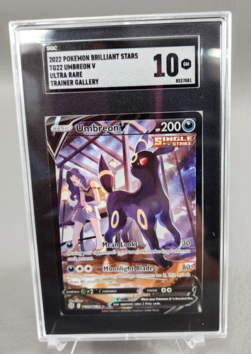 Umbreon V TG22/TG30 Pokemon SWSH Brilliant Stars TG SGC 10 GEM MINT | eBay