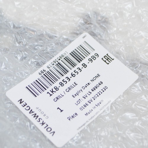 NEW VW SCIROCCO MK3 FRONT RADIATOR GRILLE 1K8853653B9B9 ORIGINAL | eBay