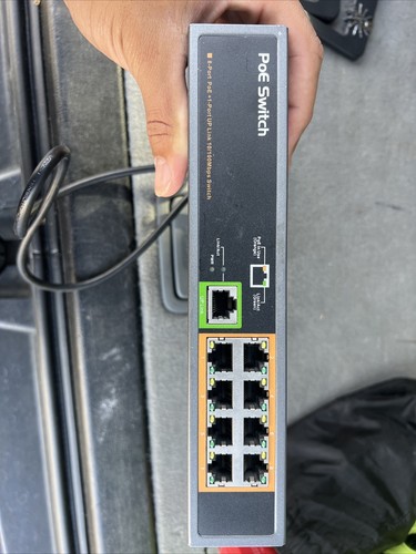 BV-Tech POE-SW801 8Port Network Switch 10/100mbps | eBay