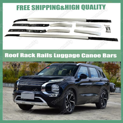 2Pcs Roof Rail Racks Roof Rail Rack Side Fits for Mitsubishi Outlander ...