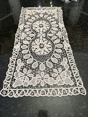 Vintage Rectangle Doily, 15”x30” | eBay