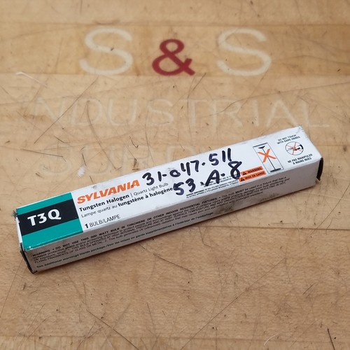 Sylvania 500T3Q/CL/FCL Tungsten Halogen Quartz Light Bulb, 500W, 120V ...