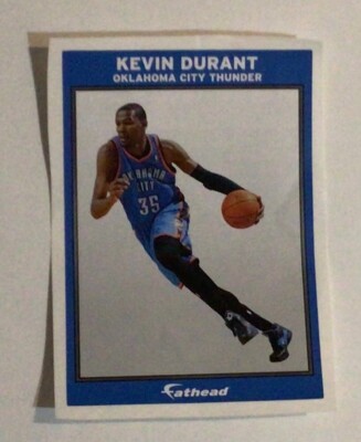 Kevin Durant Thunder NBA Small Ad Panel Poster 6” x 4" Graphics wall | eBay