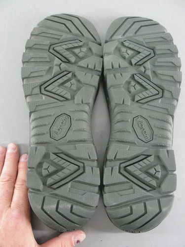 VIBRAM COMBAT BOOT REPLACEMENT CUP SOLE MILITARY SAGE GREEN MOLDED WRAP ...