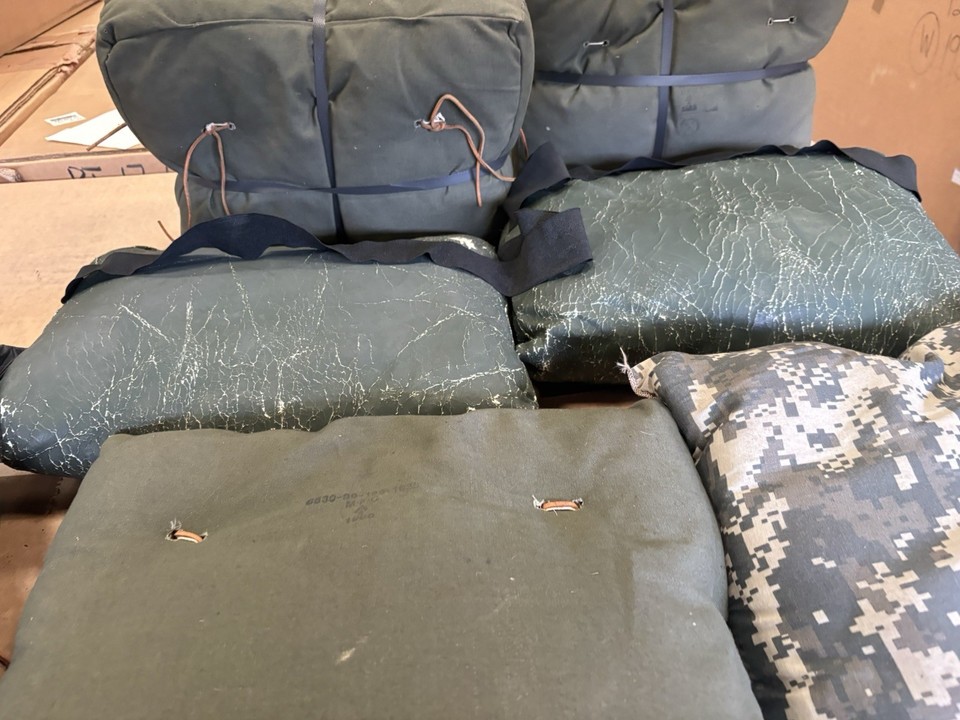 Joblot Vintage Mixed British Military Army Pillows Stretcher Bed ...