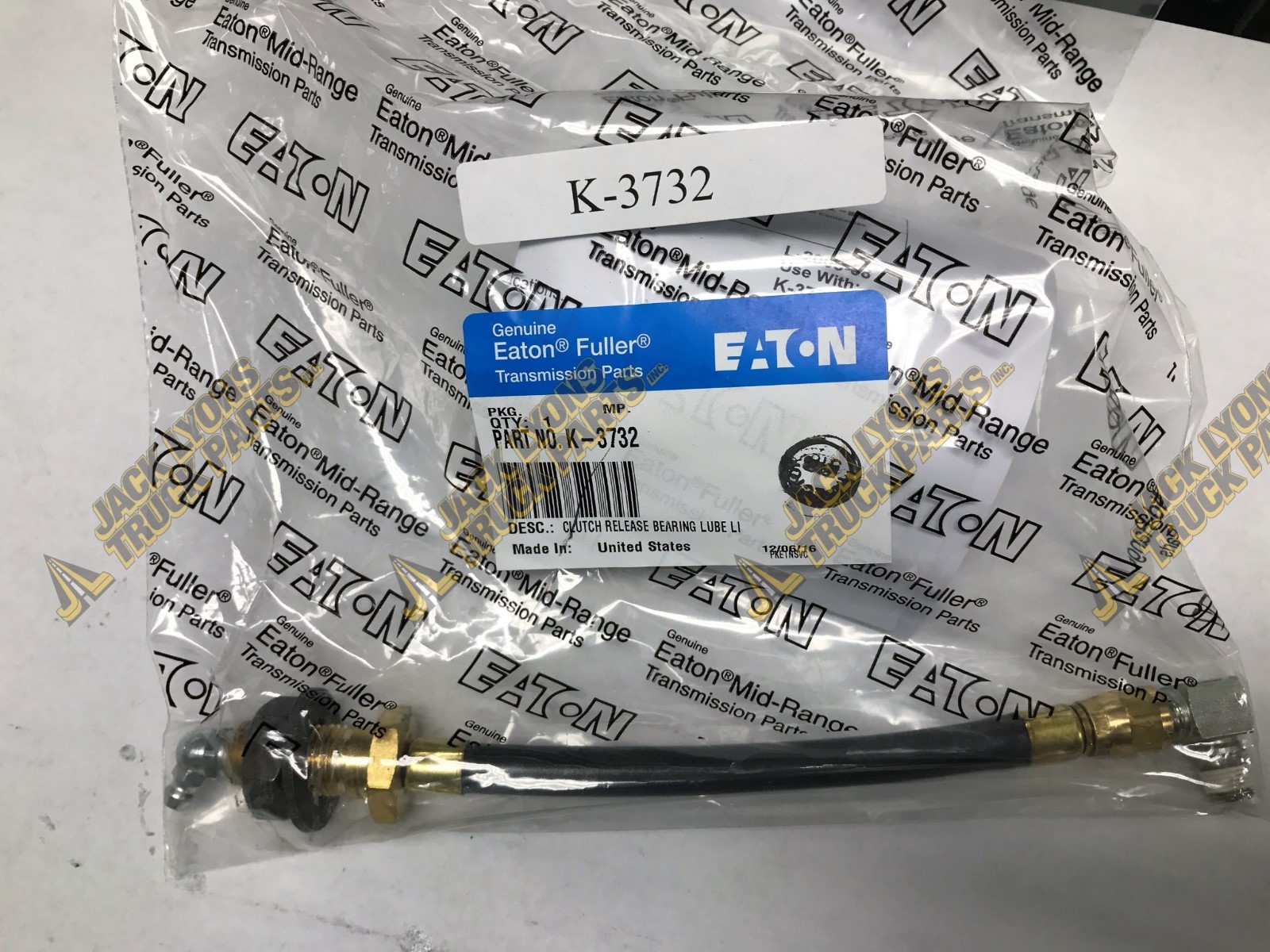 K3732 Genuine Eaton Fuller - Lube Hose - New OEM K-3732 | eBay