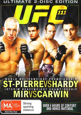 79DA NEW SEALED UFC 111 ST-PIERRE VS HARDY Region 4 | eBay Australia