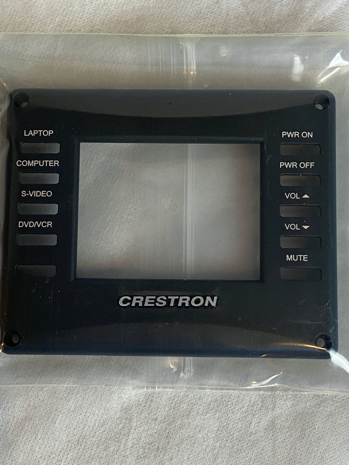 CRESTRON FT-TPS4-FP-B 5 Engravable Faceplates for FlipTo Boxes with 3.6 ...