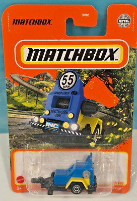 Matchbox 55 MPH Speed Limit Construction Zone Speed Trapper Sealed New ...