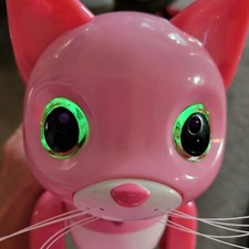 Zoomer Kitty Bella Pink Cat W Collar Toy Interactive Pet Robot for sale ...