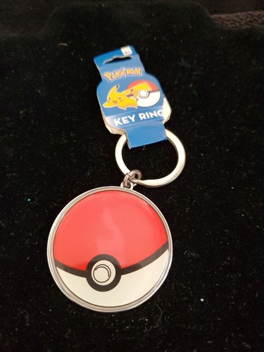 2016 POKEMON 2" POKEBALL METAL KEY RING KEYCHAIN, FAB NY, NEW, #97208 ...