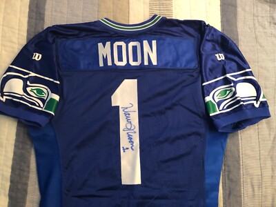 1998 Warren Moon Seattle Seahawks Game Used Jersey Signed w/COA | eBay