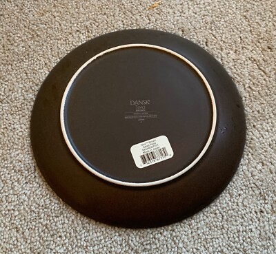 DANSK Tera Brown Salad Plate 1st Quality NWT | eBay