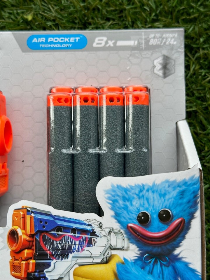 Poppy Playtime - NEW Zuru Menace Dart Gun - Jumpscare - 8 Darts | eBay