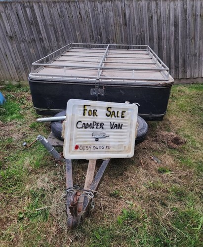 CAMP TRAILER,hard floor, easy set up. Camp-o-matic.wash mark gone ...