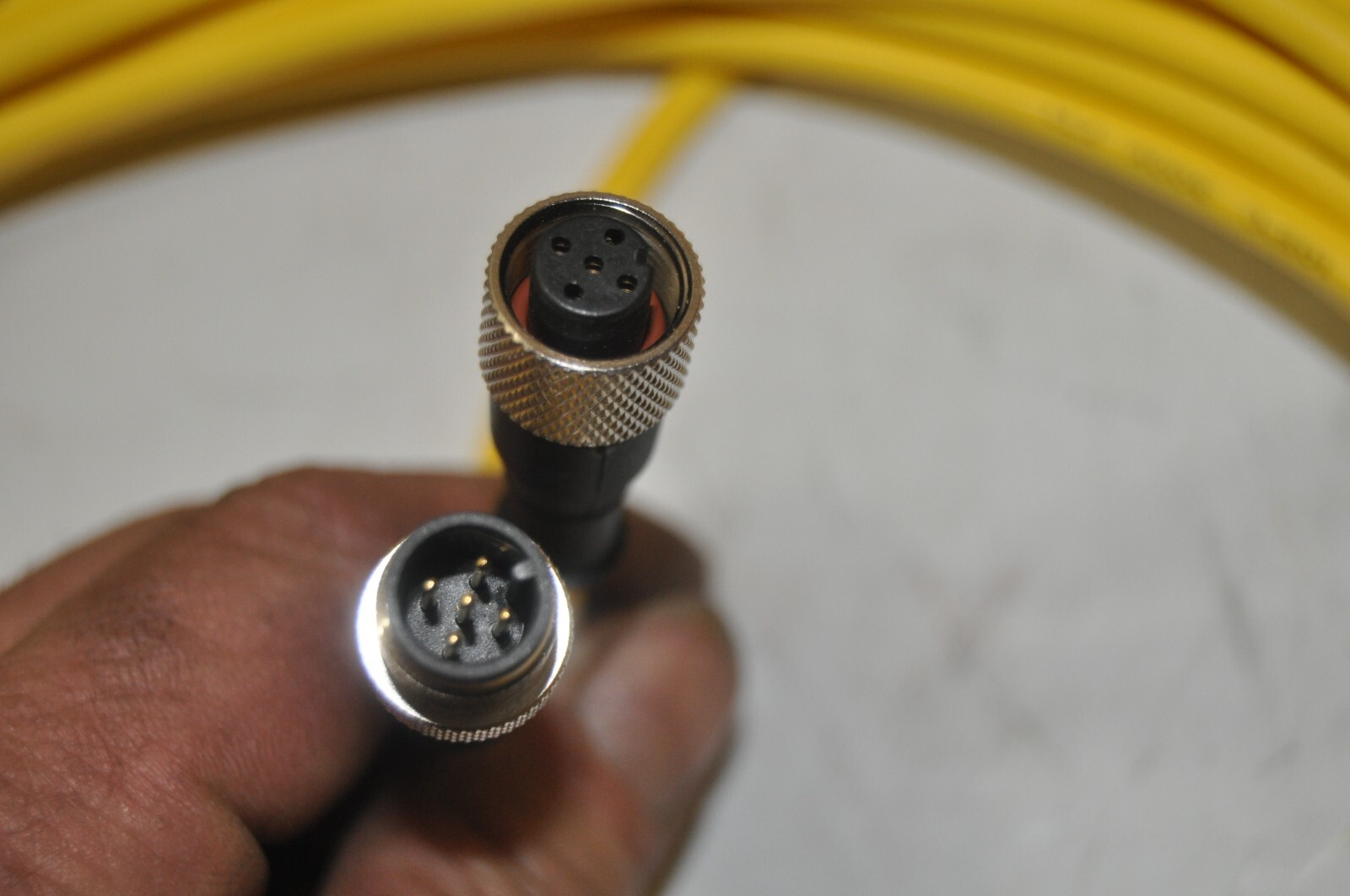 BANNER ENGINEERING DEE2R-550D DOUBLE ENDED CORDSET 50 FT M12 BANNER ...