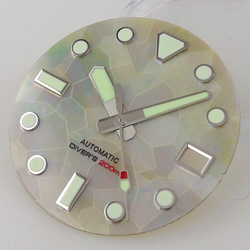 29mm Manual Splice MOP Shell Dial Face Fit NH35 NH35A NH36A 7s26 Date ...