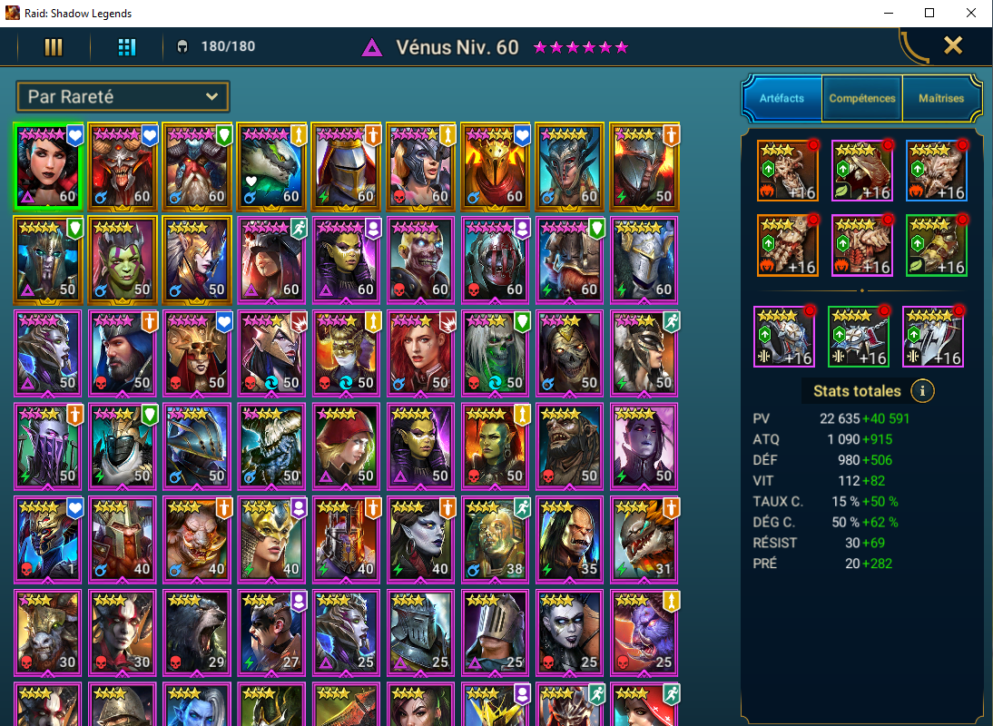 RAID SHADOW LEGEND ACCOUNT 12 LEG! | eBay