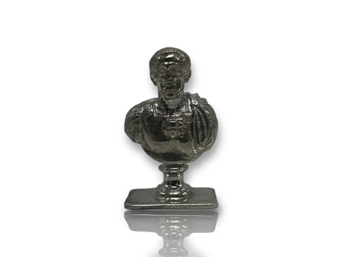 0.86 Ozt .999+ Silver Julius Caesar Skull Bust Statue Silver Bullion | eBay