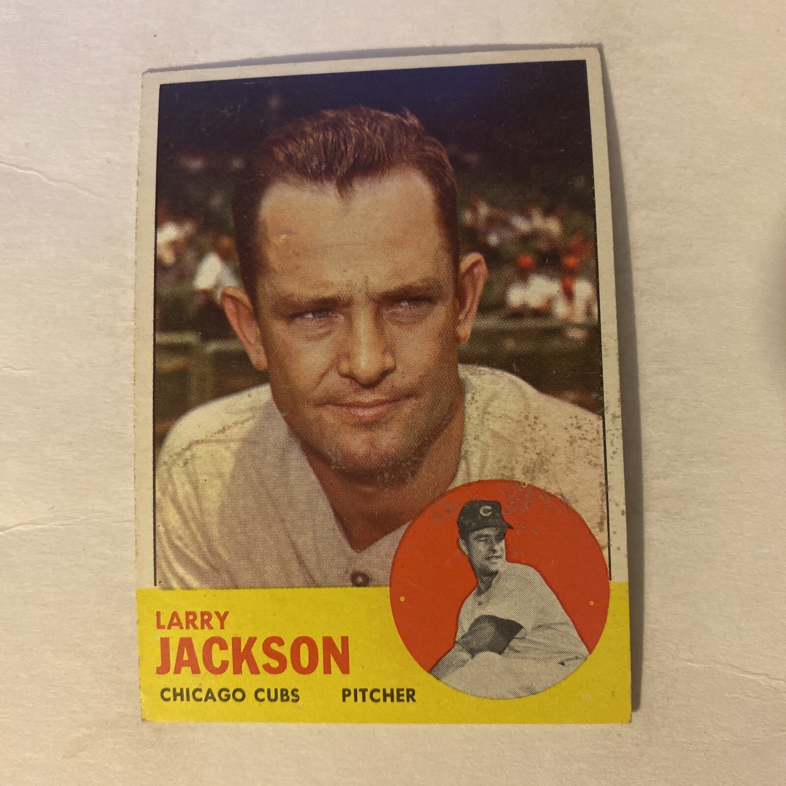 1963 Topps Baseball Larry Jackson Chicago Cubs Card #95 | eBay