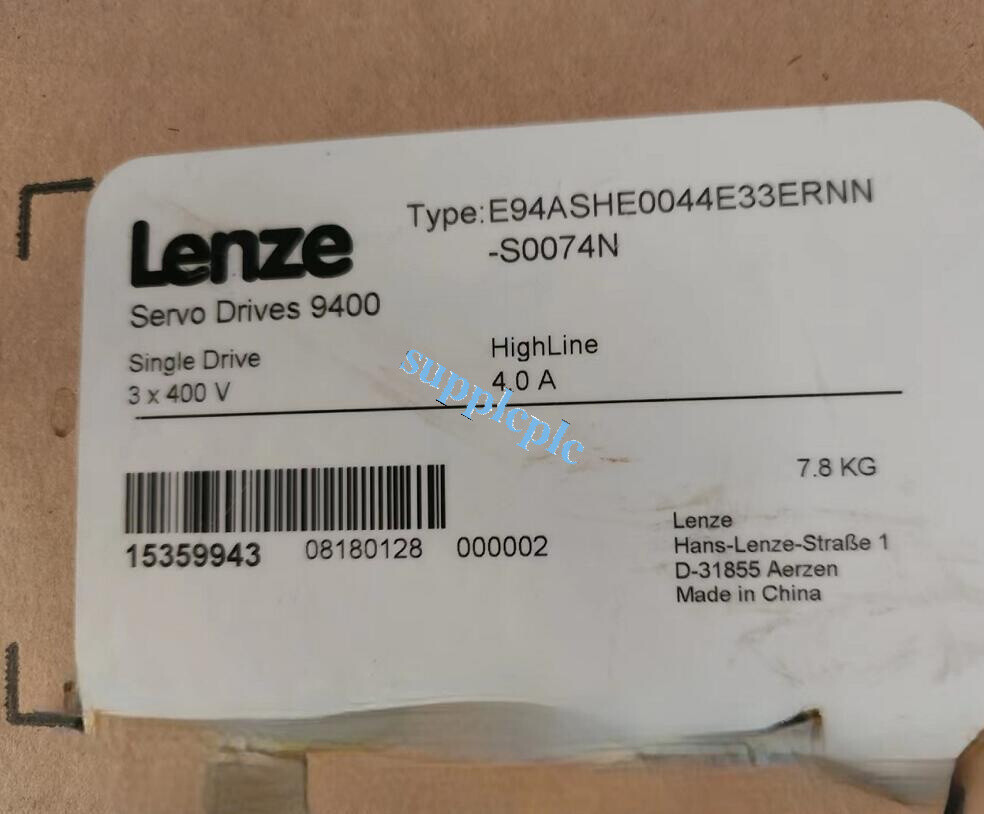 LENZE 9400 Servo Drives E94ASHE0044E33ERNN-S0074N Fast shipping#DHL or ...