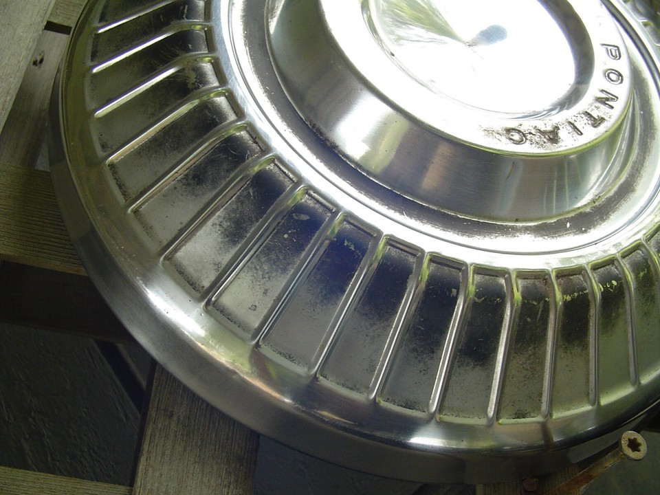 VINTAGE PONTIAC TEMPEST GTO LEMANS BONNEVILLE STAR CHIEF HUBCAPS WHEEL ...