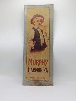 Murphy harmonica vitage sign metal | eBay